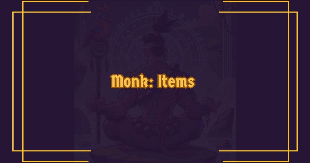 Monk: Items - Tibia Girls